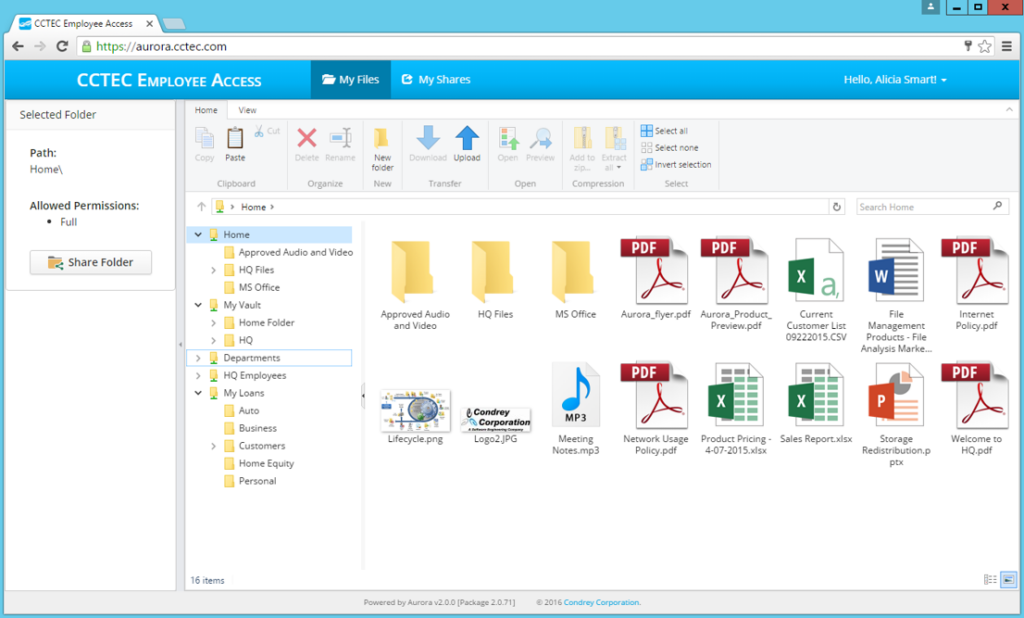 Aurora - Condrey Corporation